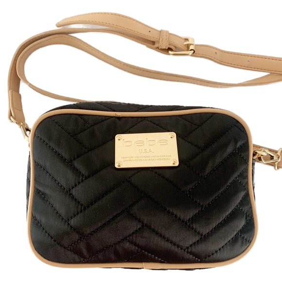 bebe | Bags | New Bebe New York Sophia Womens Quilted Crossbody | Poshmark